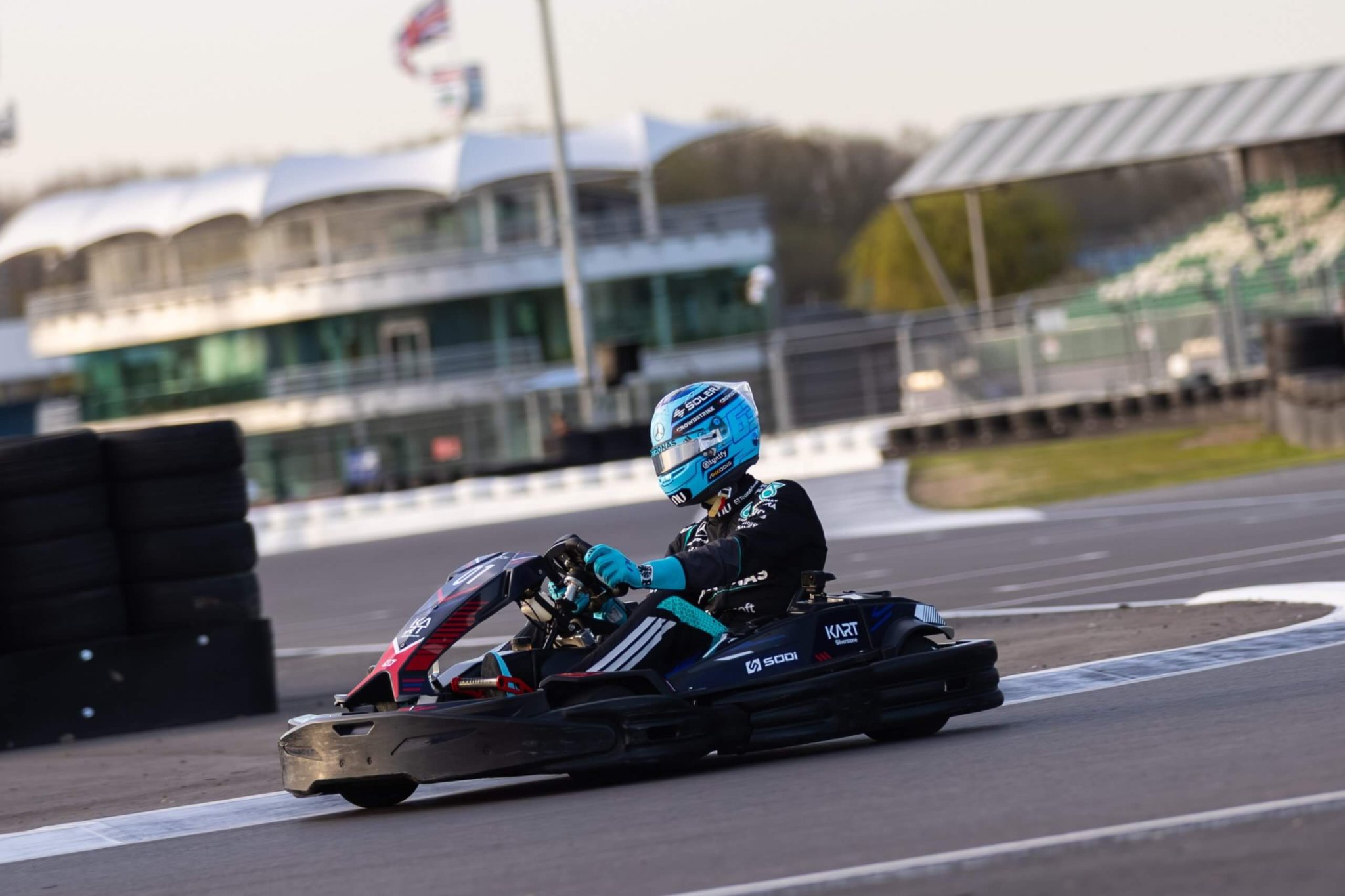 F1 title contender George Russell officially launches new Silverstone ...